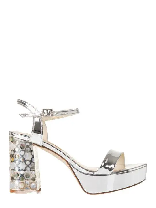 FREYA ROSE Glory Platform Sandal - Silver
