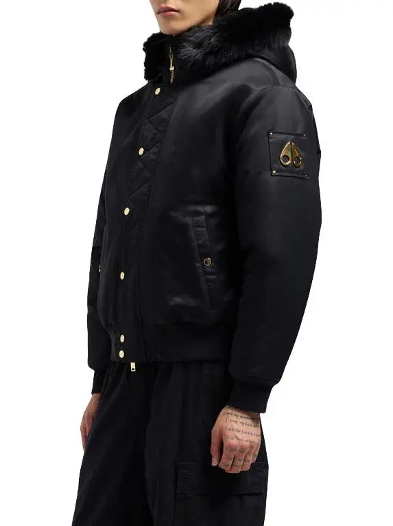 Moose Knuckles Denali Bomber Jacket - Black