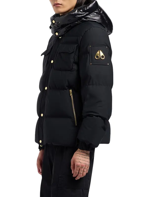 Moose Knuckles Suthep Gold Series 800 Fill Power Down Jacket - Black