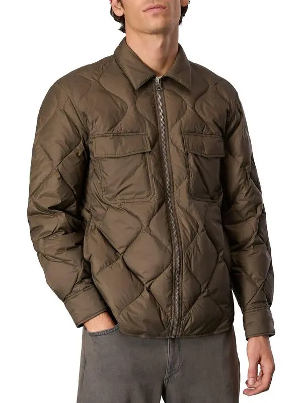 Rag & Bone Dane Quilted Jacket - Gravel