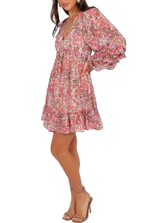 PETAL & PUP Reese Floral Mini Dress - Pink Floral