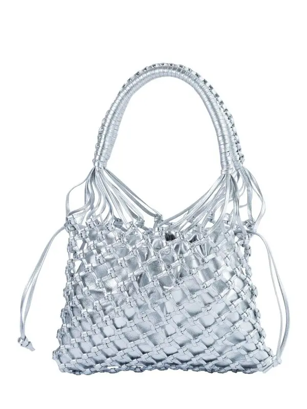ADRIANA CASTRO La Red Mini Mesh Bag - Silver