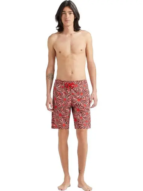 Vilebrequin Oursinades Stretch Board Shorts - Coquelicot