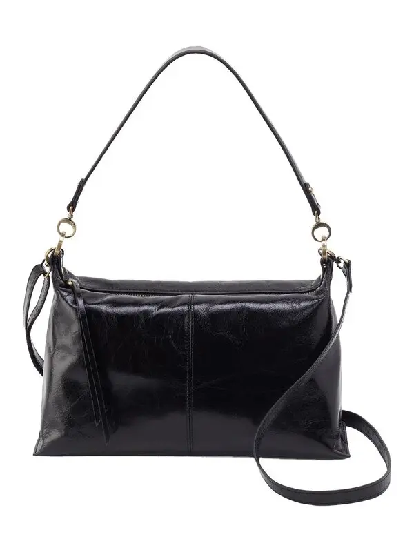 Hobo Avon Leather Shoulder Bag - Black
