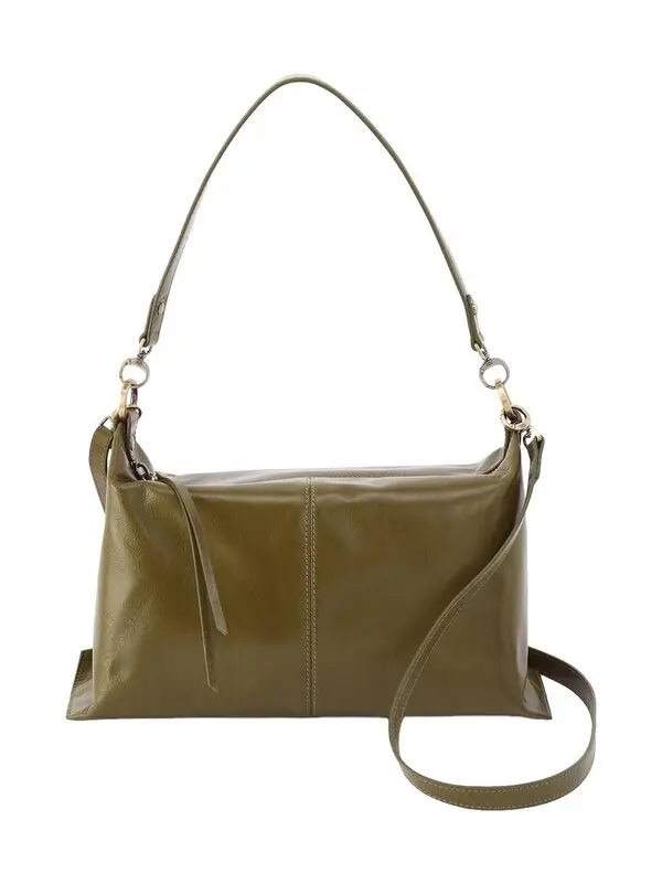 Hobo Avon Leather Shoulder Bag - Olive Veil