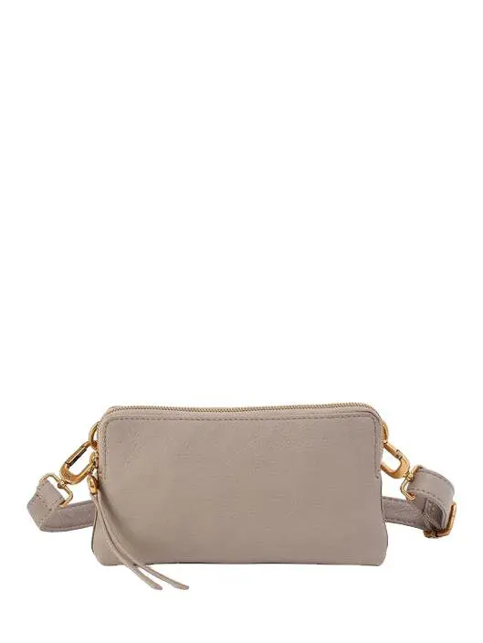 Hobo Slim Leather Belt Bag - Taupe