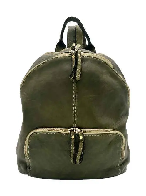 BOLSA NOVA Celeste Leather Backpack - Olive