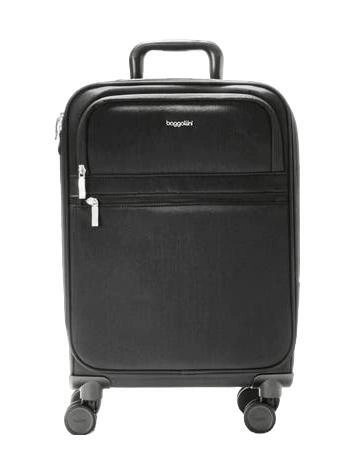 BAGGALLINI 4 Wheel Carry-on Suitcase - Black
