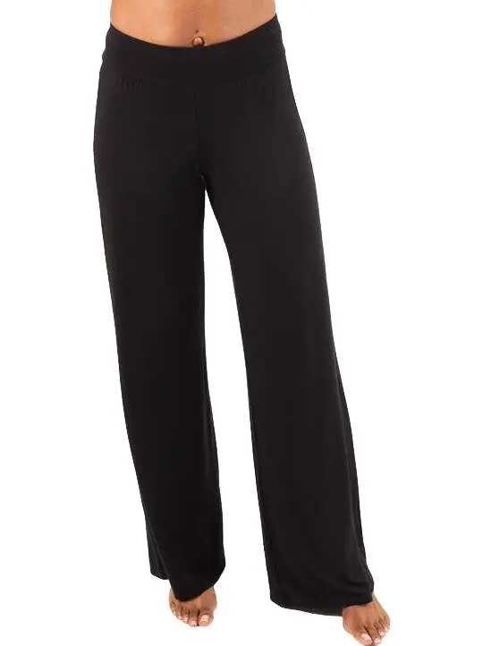 JJWINKS Power Palazzo Lounge Pant - Black