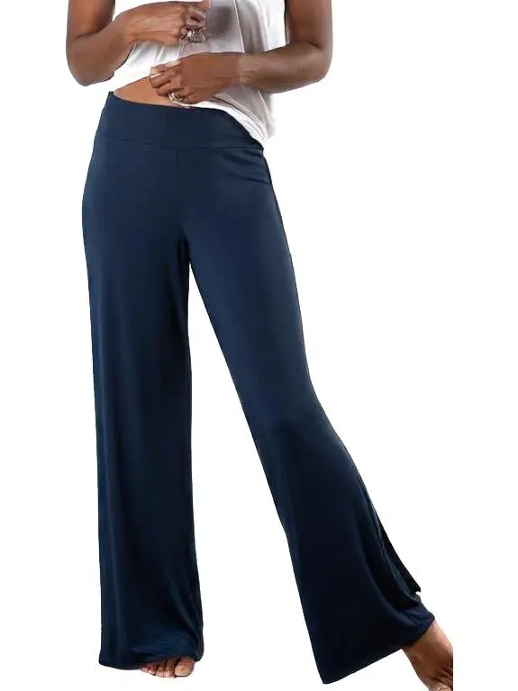 JJWINKS Power Pants Wide Leg Palazzo - Navy