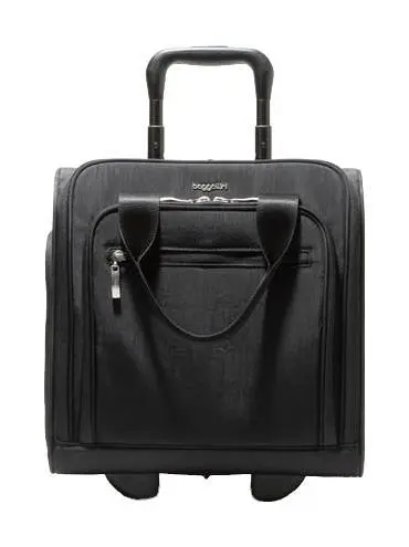 BAGGALLINI 2-wheel Underseater Carry-on Suitcase - Black