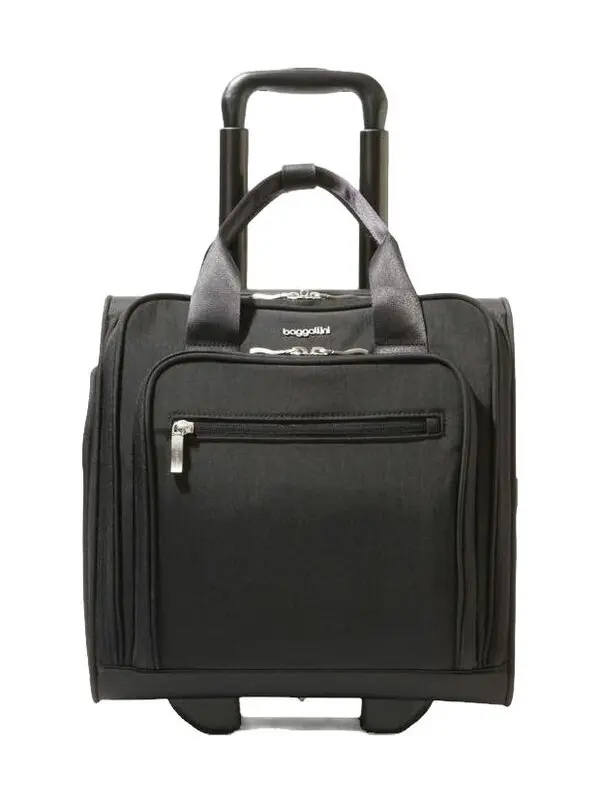 BAGGALLINI 2 Wheel Underseater Carry-on Suitcase - Black