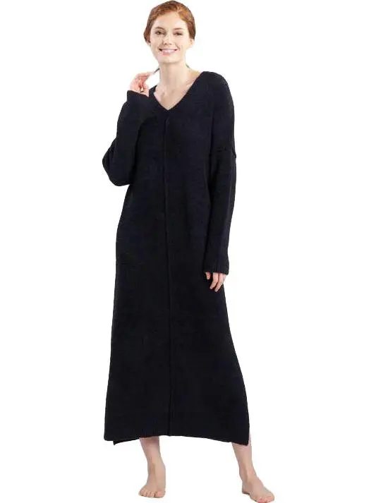 Natori Luna Mellow Lounger Dress - Black