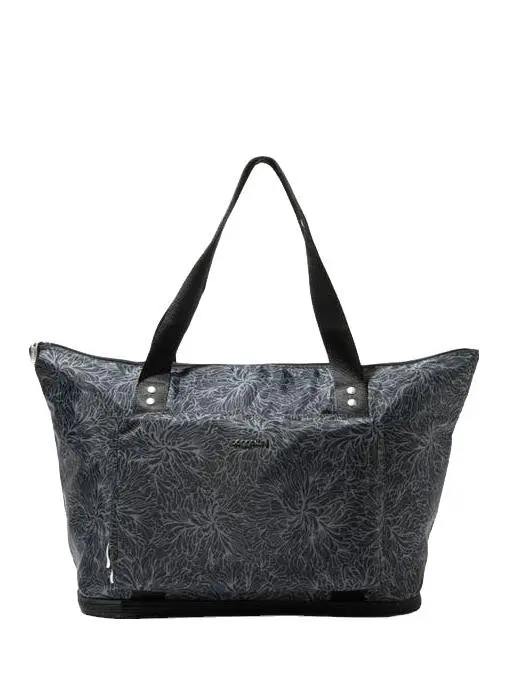 BAGGALLINI Carryall Expandable Packable Weekender Tote Bag - Midnight Blossom
