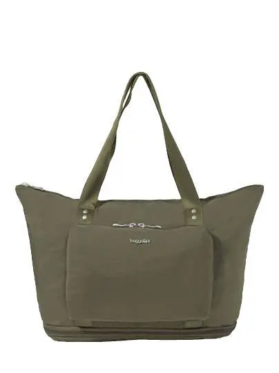 BAGGALLINI Carryall Expandable Packable Weekender Tote Bag - Thyme