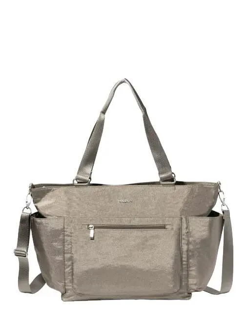 BAGGALLINI Avenue Crossbody Tote Bag - Sterling Shimmer