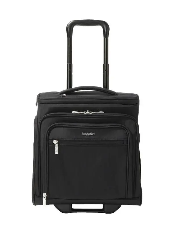 BAGGALLINI Expandable Underseat Carry-on Suitcase - Black