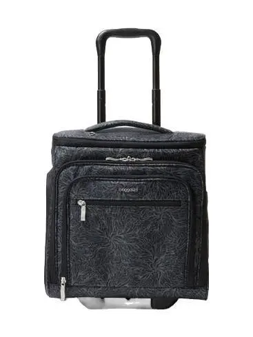 BAGGALLINI Expandable Underseat Carry-on Suitcase - Midnight Blossom