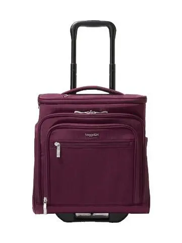 BAGGALLINI Expandable Underseat Carry-on Suitcase - Mulberry