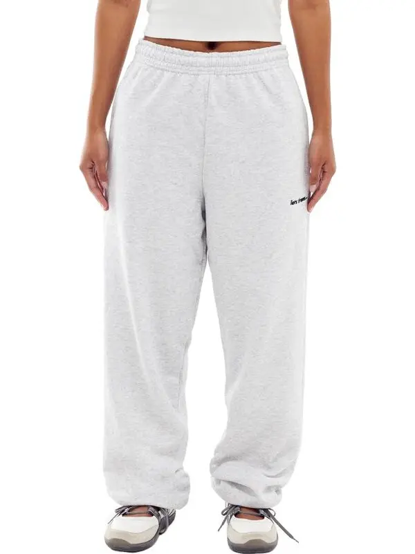 IETS FRANS Embroidered Joggers - Grey Marl