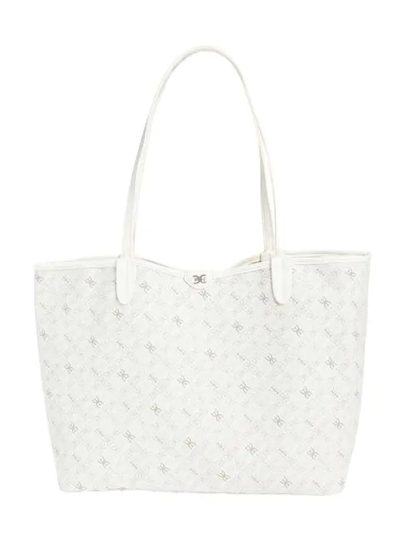 Sam Edelman Harper Monogram Shopper Tote - Eggshell