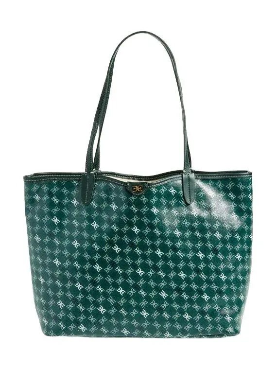 Sam Edelman Harper Monogram Shopper Tote - Green