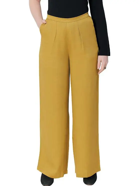 AAM THE LABEL Wide Leg Pant - Cactus
