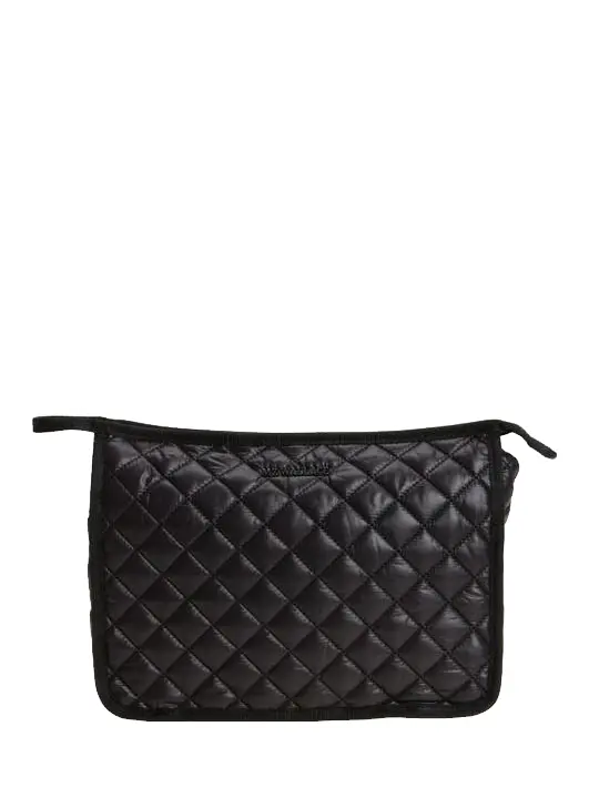 Mz Wallace Metro Quilted Nylon Clutch - Black