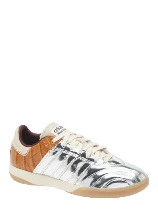 Adidas X Wales Bonner Gender Inclusive Samba Millennium Metallic Sneakers - Silvmt/sil