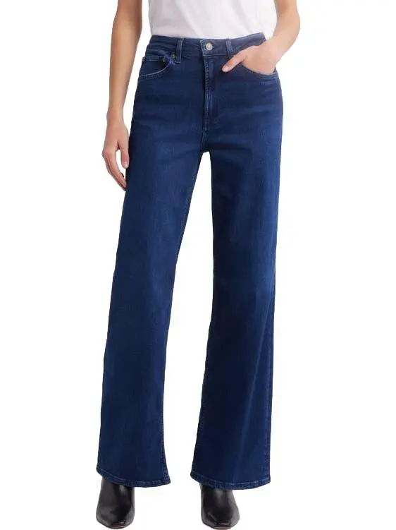 Rails Getty High-waist Wide-leg Jeans - After Midnight