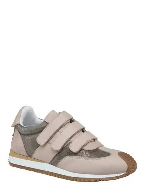J/SLIDES NYC Lyla Sneaker - Nude/pewter