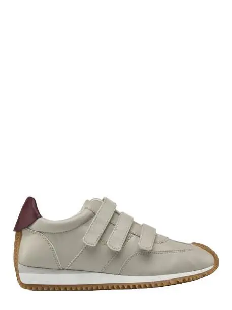 J/SLIDES NYC Lyla Sneaker - Off White/wine