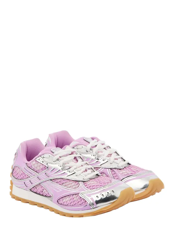 Bottega Veneta Orbit Lace-up Sneakers - Pink