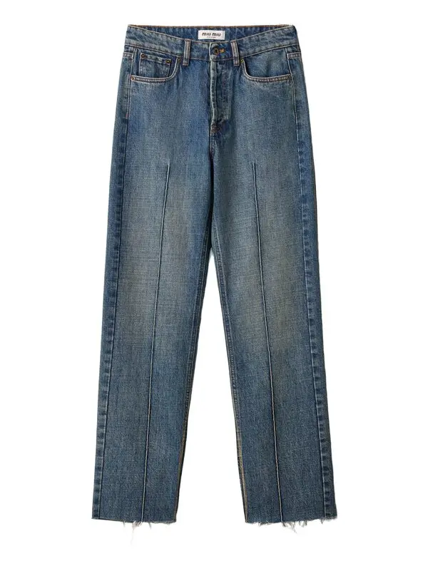 Miu Miu Denim Five-pocket Jeans - Navy