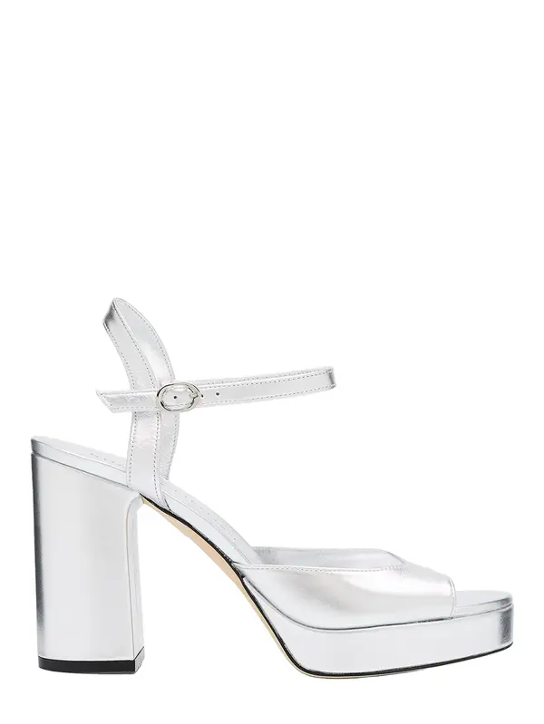 STUART WEITZMAN Dayna Ii Platform Sandals - Silver