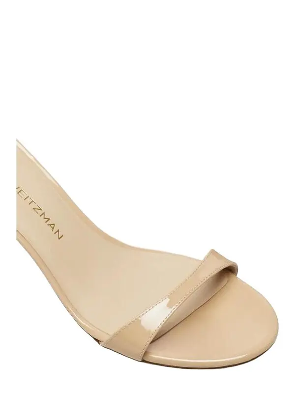 STUART WEITZMAN Nudist Ii Leather Sandals - Adobe