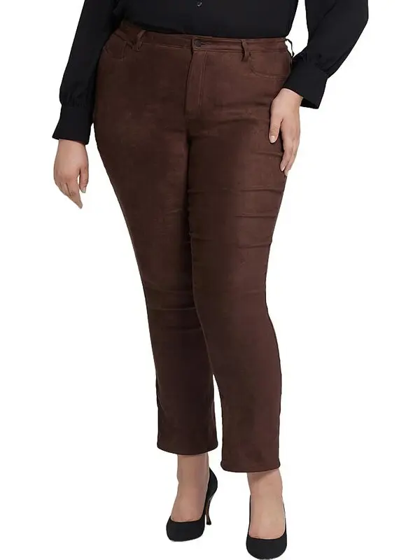 NYDJ Sheri Slim Jeans - Dark Chocolate