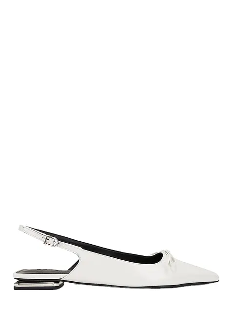 Schutz Violetta Sculpt Slingback - White