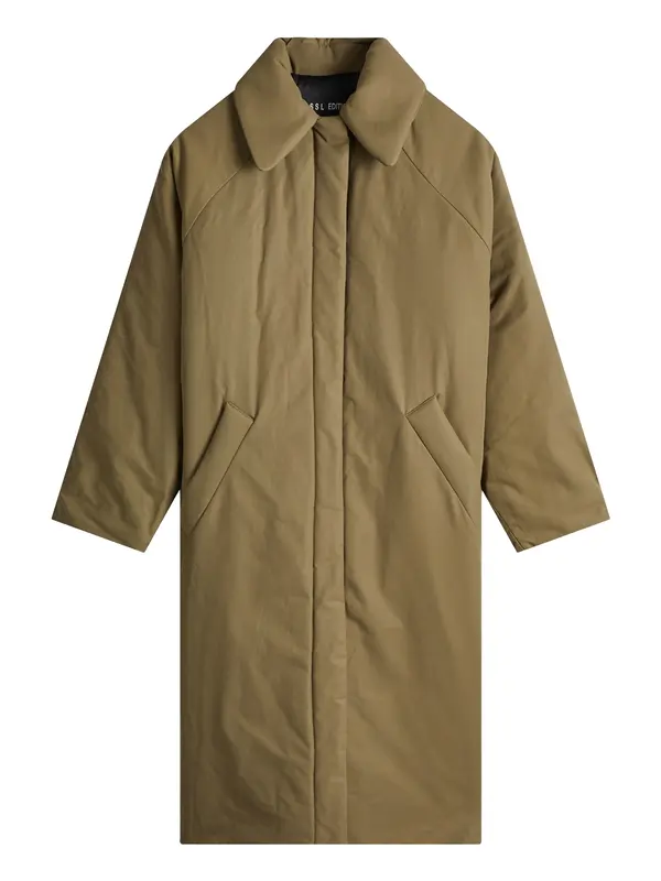 KASSL EDITIONS Original Below Padded Trench Coat - Taupe