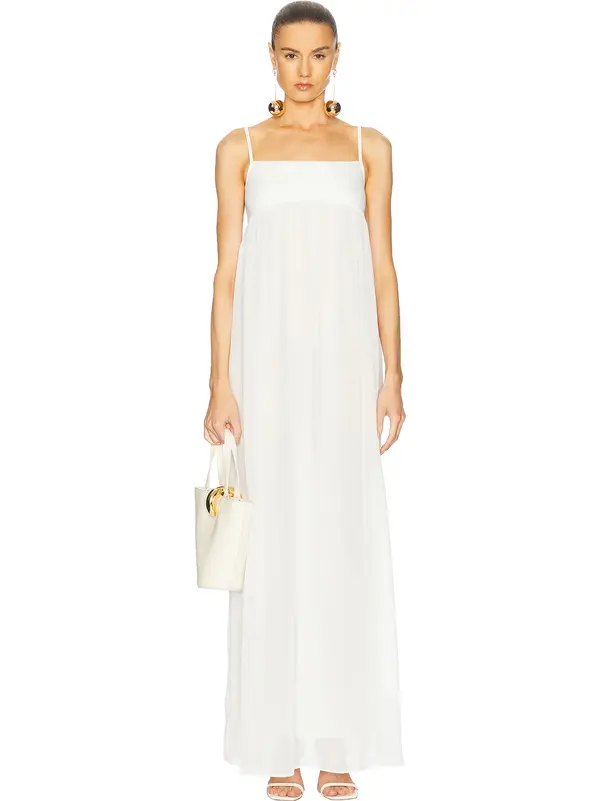 Jacquemus La Robe Peplo - White
