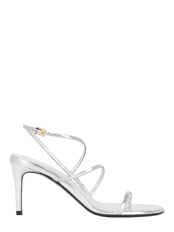Khaite Loop Sandal - Silver