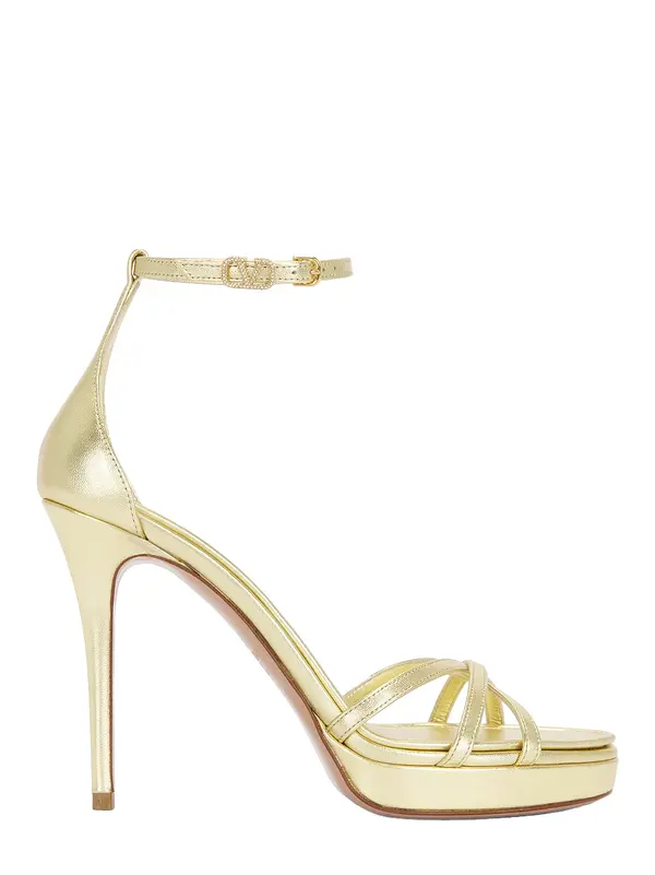 Valentino Garavani Eveninglam Sandal - Gold & Crystal