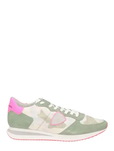 Philippe Model Low-top Camouflage Sneakers - Sage Green