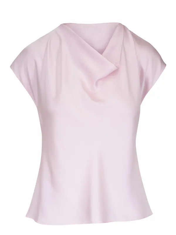 Vince Cowl Neck Blouse - Pink
