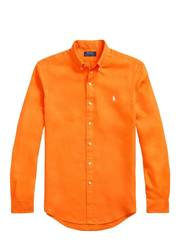 Polo Ralph Lauren Polo Pony Linen Shirt - Orange