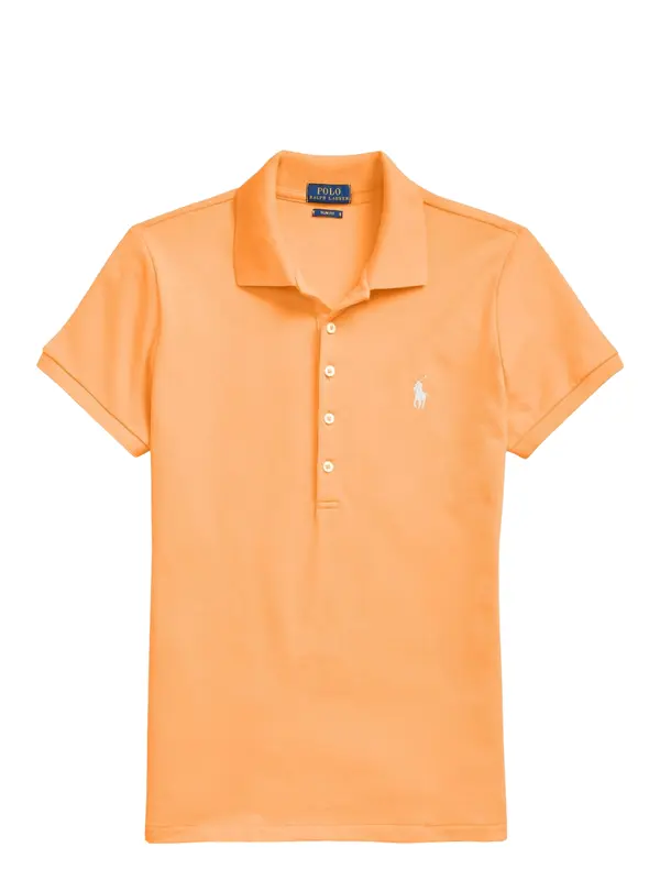 Polo Ralph Lauren Slim Cut Polo Top - Orange