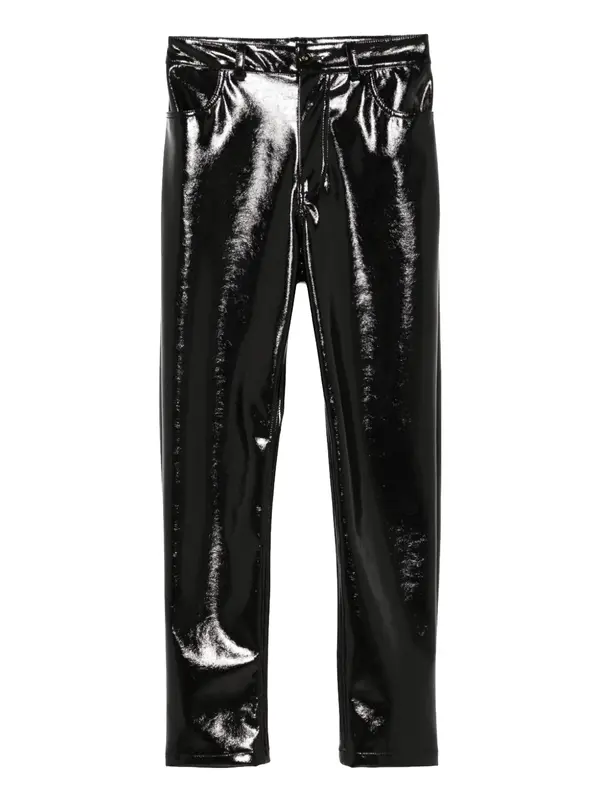PARLOR Crush Trousers - Black