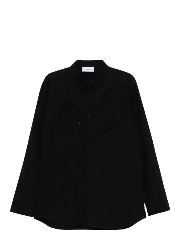POST ARCHIVE FACTION Multiple-pockets Shirt - Black