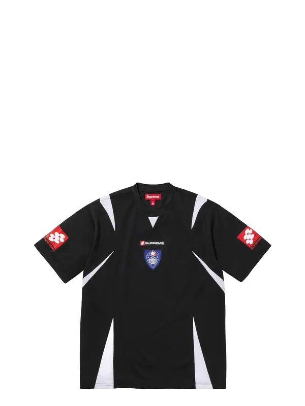 Supreme Crest Soccer Jersey - Black
