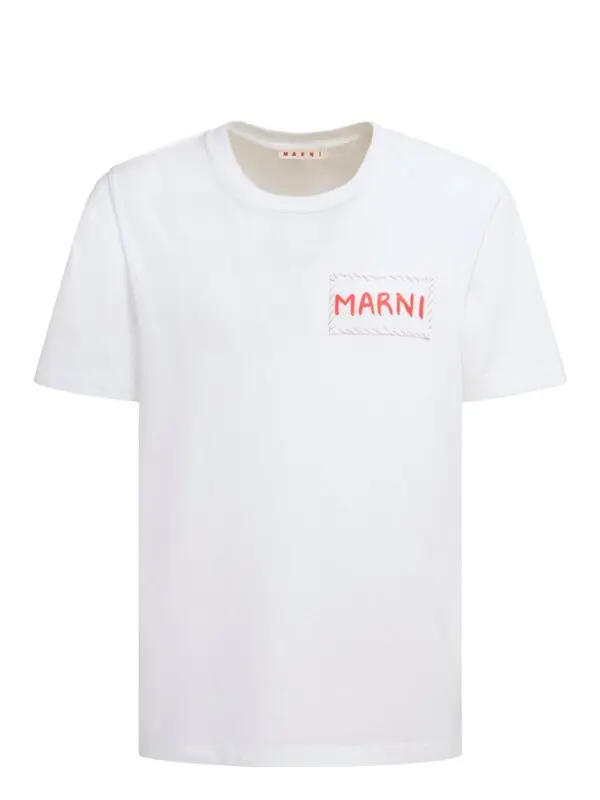 Marni Logo-print T-shirt - White